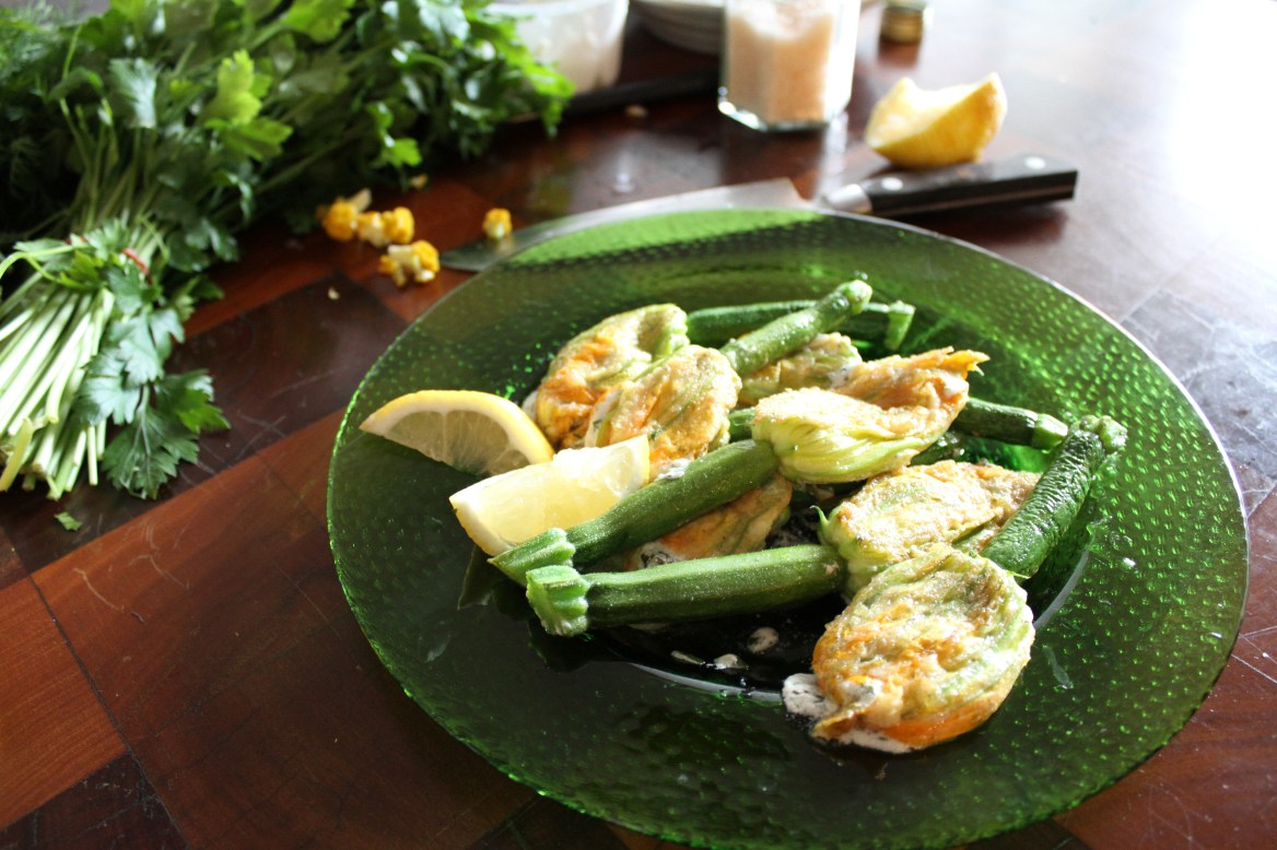 How to cook courgette flowers – Chez Moi